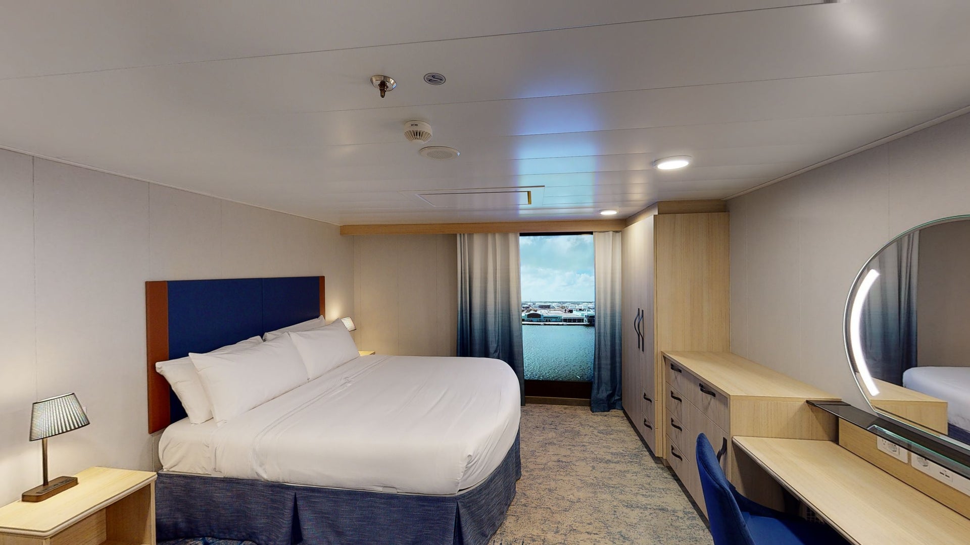 Wonder of the Seas - Interior with Virtual Balcony Accessible - Nuvo360 Wonder of the Seas - Interior with Virtual Balcony Accessible - Nuvo360