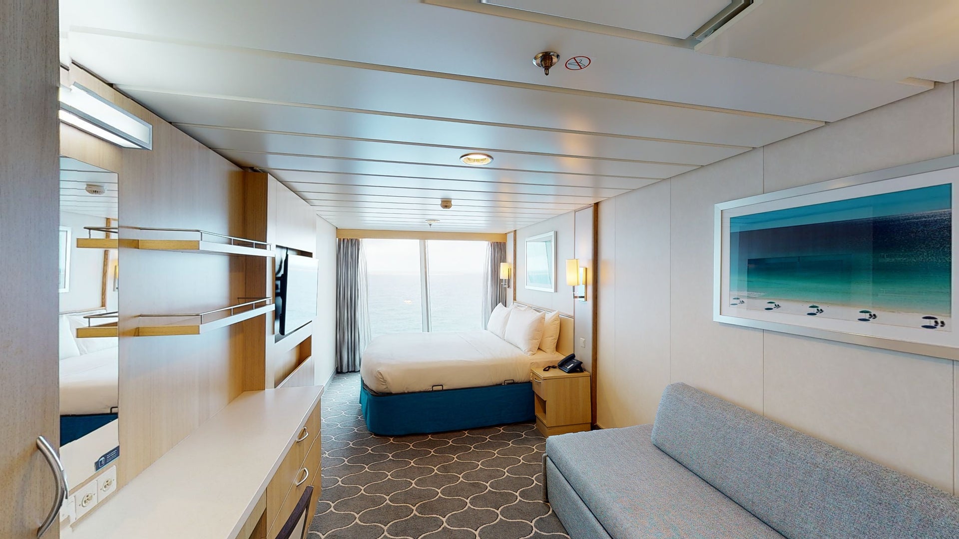 Adventure of the Seas - Spacious Panoramic Ocean View - Nuvo360%