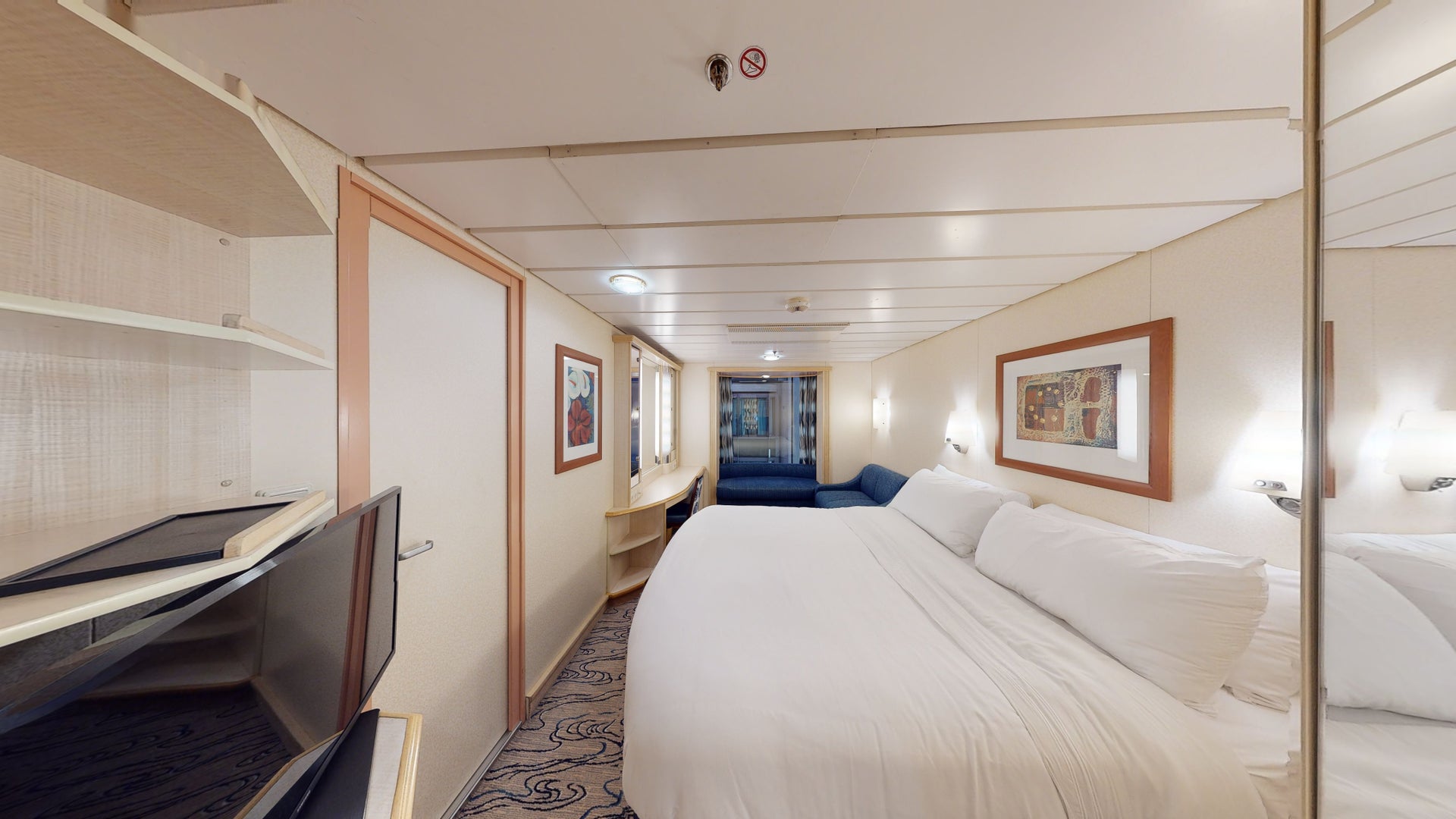 Explorer of the Seas - Connecting Promenade View Interior - by Nuvo360