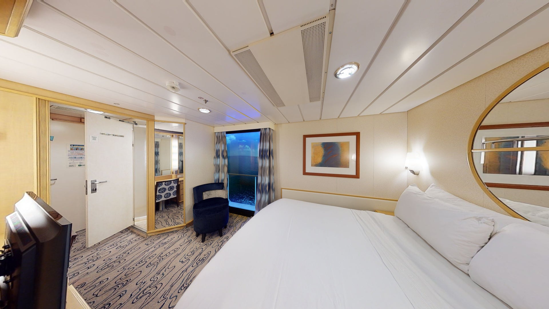 Explorer of the Seas Interior Virtual Balcony Virtual Tour - by Nuvo360