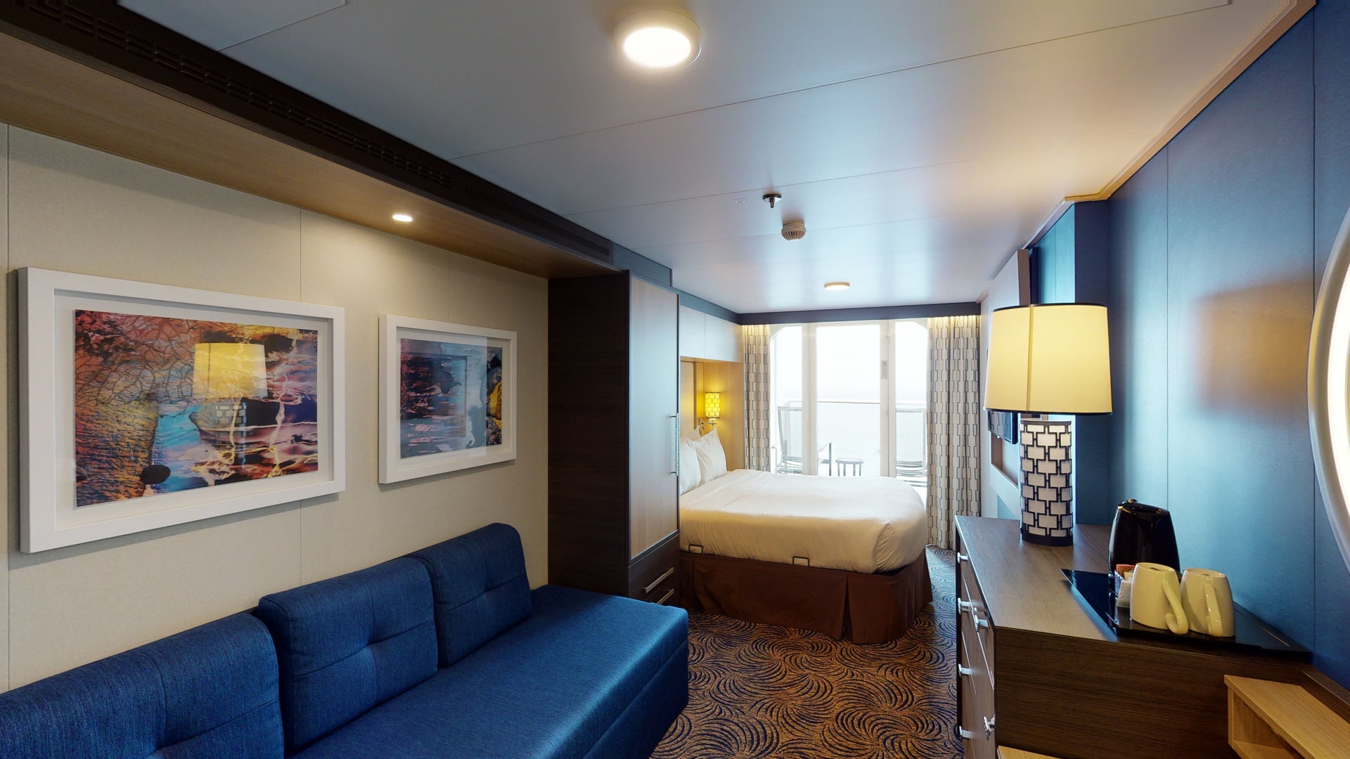 Ovation of the Seas - Ocean View with Large Balcony Virtual Tour by Nuvo360